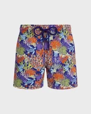 Vilebrequin Stretch Short Swim Trunks - Blue