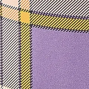 MACKENZIE-CHILDS Small Steel Violet Check Canister