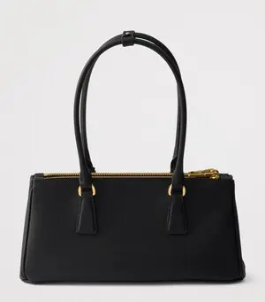 Prada Medium Leather Galleria Top-handle Bag - Black