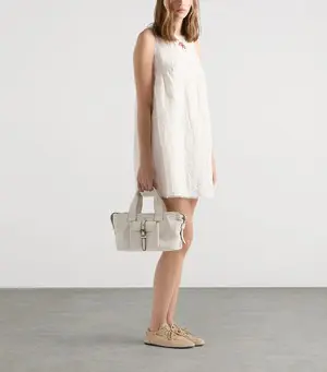 Prada Medium Leather Route Tote Bag