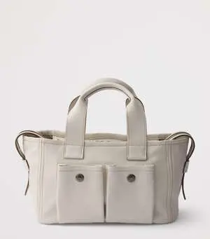 Prada Medium Leather Route Tote Bag