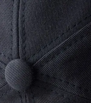 Prada Cotton Gabardine Baseball Cap With Embroidered Emblem