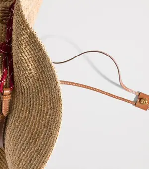 Miu Miu Raffia Wide-brim Hat