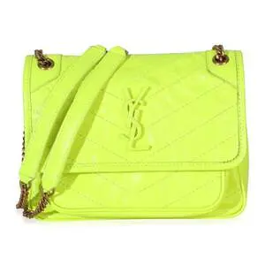 Saint Laurent Saint Laurent Baby Niki Chain Satchel Yellow