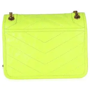 Saint Laurent Baby Niki Chain Satchel - Yellow