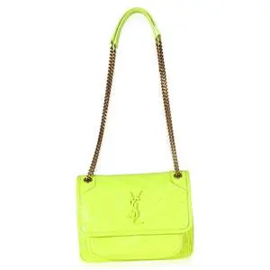 Saint Laurent Baby Niki Chain Satchel - Yellow