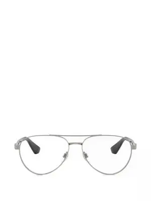 Burberry Pilot-frame Glasses - Silver