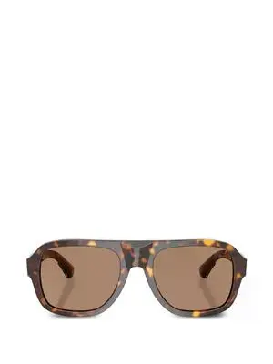 Burberry Square Frame Sunglasses - Brown