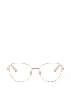 Versace Oval Frame Eyeglasses