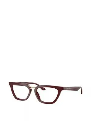 Giorgio Armani Cat Eye Eyeglasses - Red