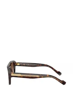 VOGUE EYEWEAR Tortoiseshell Effect Rectangle Frame Sunglasses