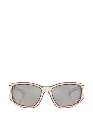 DIESEL® Geometric Frame Sunglasses