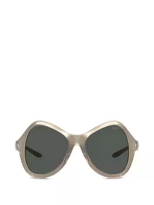 DIESEL® Geometric Frame Sunglasses - Neutrals