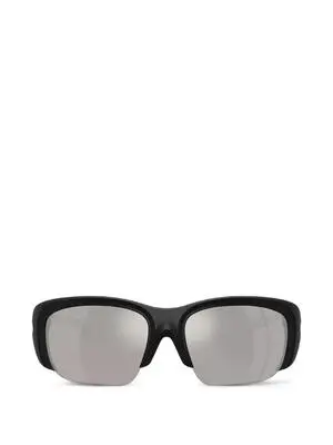 DIESEL® Rectangular Frame Sunglasses - Black