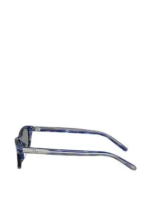 DIESEL® Rectangle Frame Sunglasses