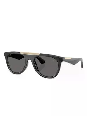 Burberry Pilot-frame Sunglasses With Gold-tone Detail