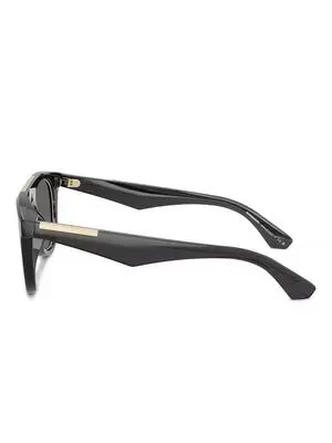 Burberry Pilot-frame Sunglasses With Gold-tone Detail
