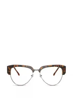 DIESEL® Tortoiseshell-effect Cat-eye Glasses - Brown