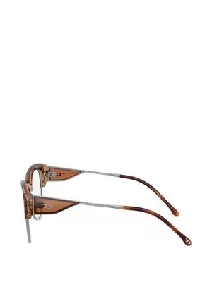 DIESEL® Tortoiseshell-effect Cat-eye Glasses