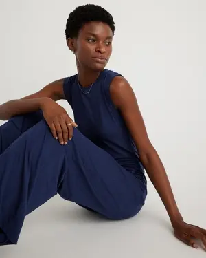 Quince Tencel Jersey Tank Top Jumpsuit