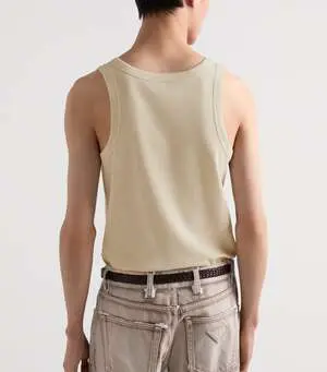 Prada Cotton Triangle Tank Top