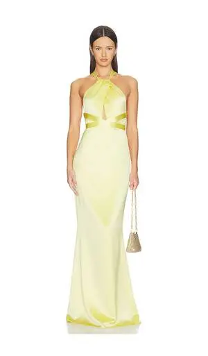 Fluorescent Yellow Cocktail Dresses