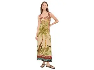 Vince Camuto Smocked Bodice Maxi Dress
