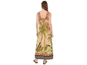 Vince Camuto Smocked Bodice Maxi Dress