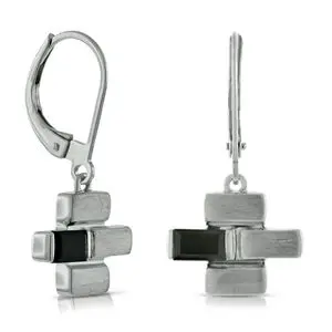 Benbridge Onyx Dangle Earrings In Sterling Silver - Black
