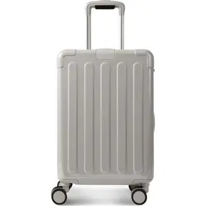 HEDGREN Nostos Glossy Spinner Carry-on Luggage - Pebble