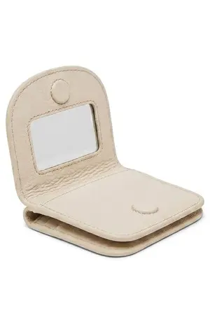 AIMEE Pucker Up Leather Wallet - Limestone