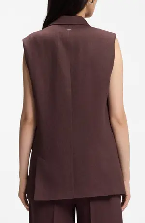 BOSS Jankania Linen Blend Vest