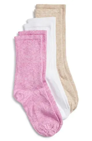 Hue 3-pack Assorted Crew Socks - Crocus Pack
