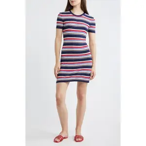 Bella Dahl Stripe Rib Mini Dress