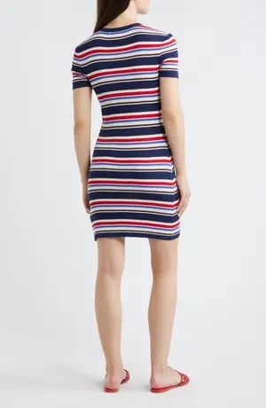 Bella Dahl Stripe Rib Mini Dress