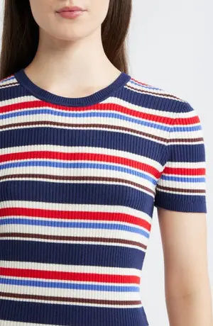 Bella Dahl Stripe Rib Mini Dress