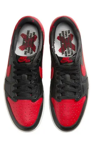 JORDAN Air 1 Retro Low Og Basketball Sneakers - Black/black
