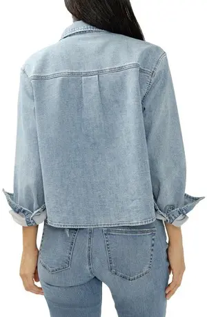 SILVER JEANS CO. Lightweight Knit Denim Shirt