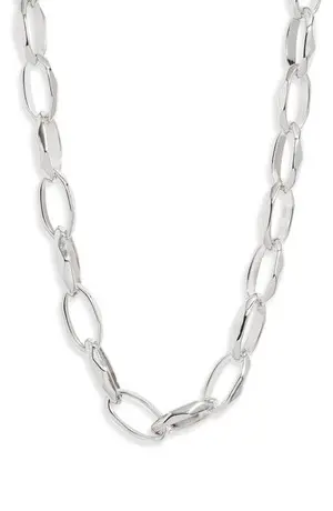 Nordstrom Open Link Chain Necklace - Silver