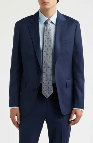 Bonobos Jetsetter Standard Fit Stretch Wool Suit Jacket - Light Navy