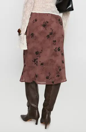 Princess Polly Floral Midi Skirt