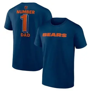 LOGO ATHLETIC Chicago Bears #1 Dad Jersey T-shirt