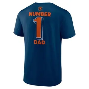 LOGO ATHLETIC Chicago Bears #1 Dad Jersey T-shirt