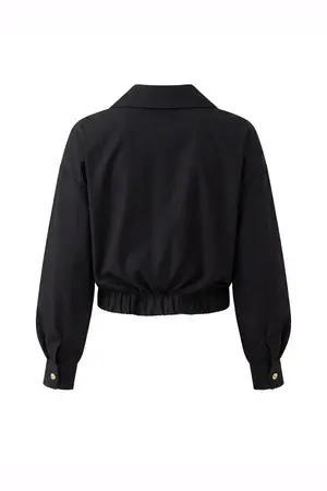 EXQUISE Romina Shawl Collar Jacket - Black