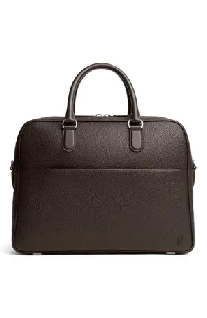 CARL FRIEDRIK Dunloe Briefcase - Chocolate