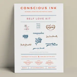 CONSCIOUS INK Self Love Manifestation Kit - Assorted