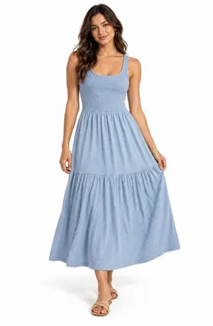 LOVE ALL TENNIS Cafe Dress - Powder