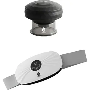 PURSONIC Cupping Therapy Device & Stomach & Back Massager - Multicolor