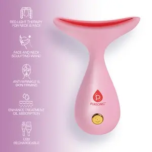 PURSONIC Led Sculpting Wand & Anti-aging Serum Set