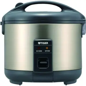 TIGER Rice Cooker And Warmer 8 Cups - Silver